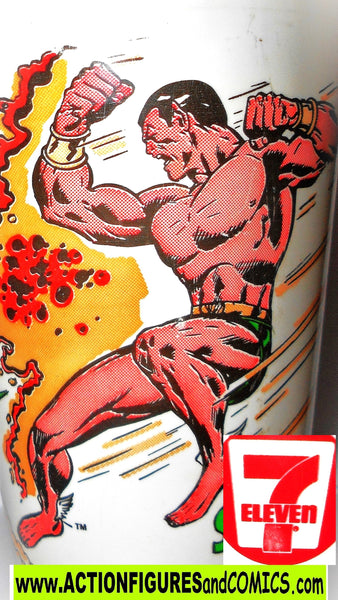 Marvel slurpee cup NAMOR vs DR DOOM 1977 super heroes ...