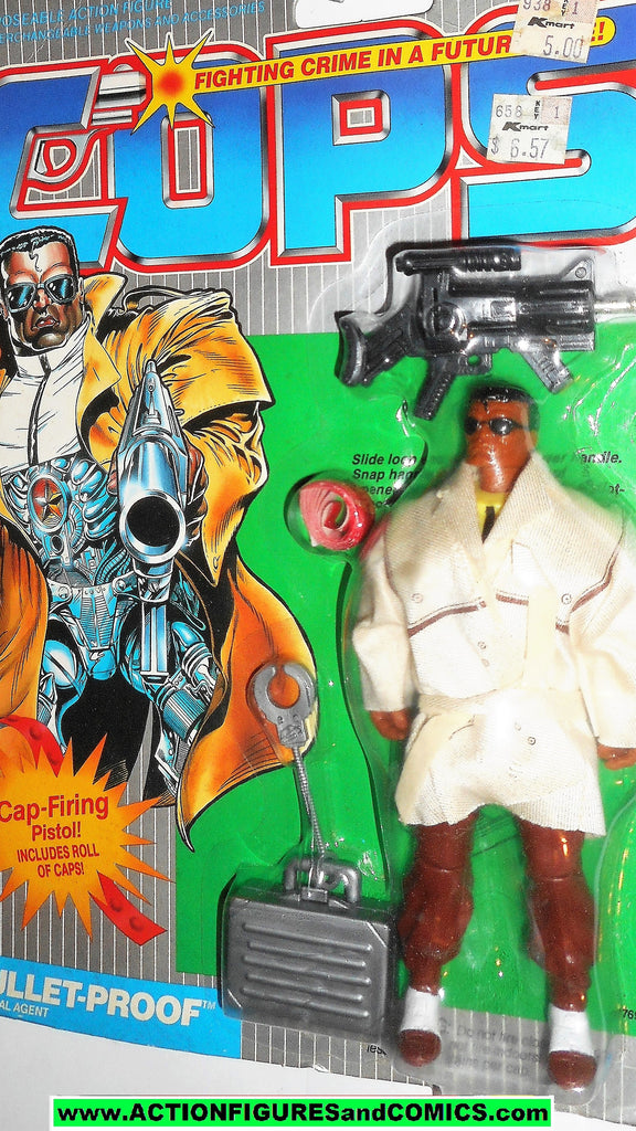 Cops 'n Crooks BULLET PROOF c.o.p.s. hasbro toys 1988 vintage moc ...