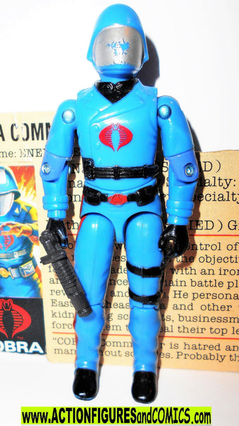 Gi joe COBRA COMMANDER 1983 100% COMPLETE file card vintage ...