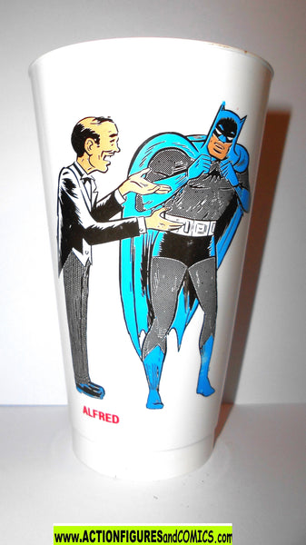 DC slurpee cup ALFRED 1973 batman vintage super heroes ...