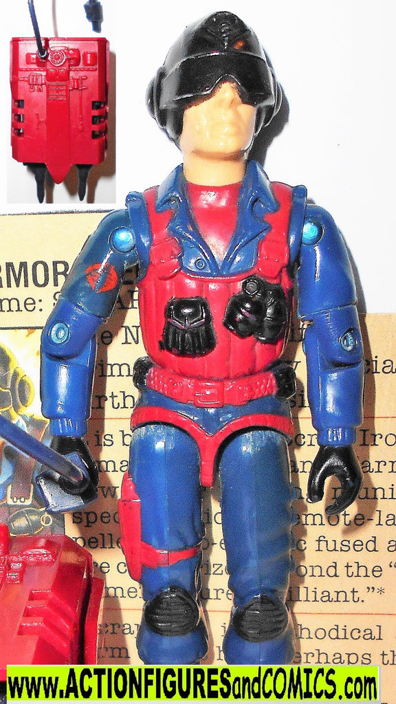 gi joe SCRAP IRON 1984 v1 vintage hasbro gijoe missile launcher ...
