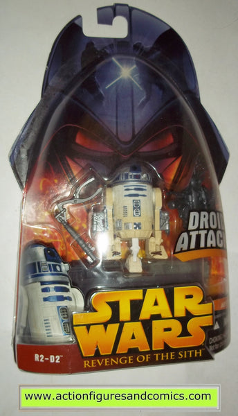 star wars action figures R2-D2 droid attack 7 2005 revenge of the sith ...