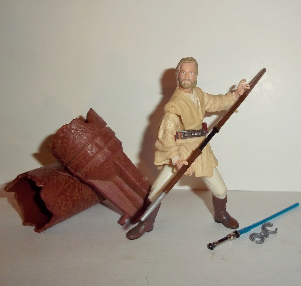 star wars action figures OBI WAN KENOBI acklay arena battle aotc saga ...