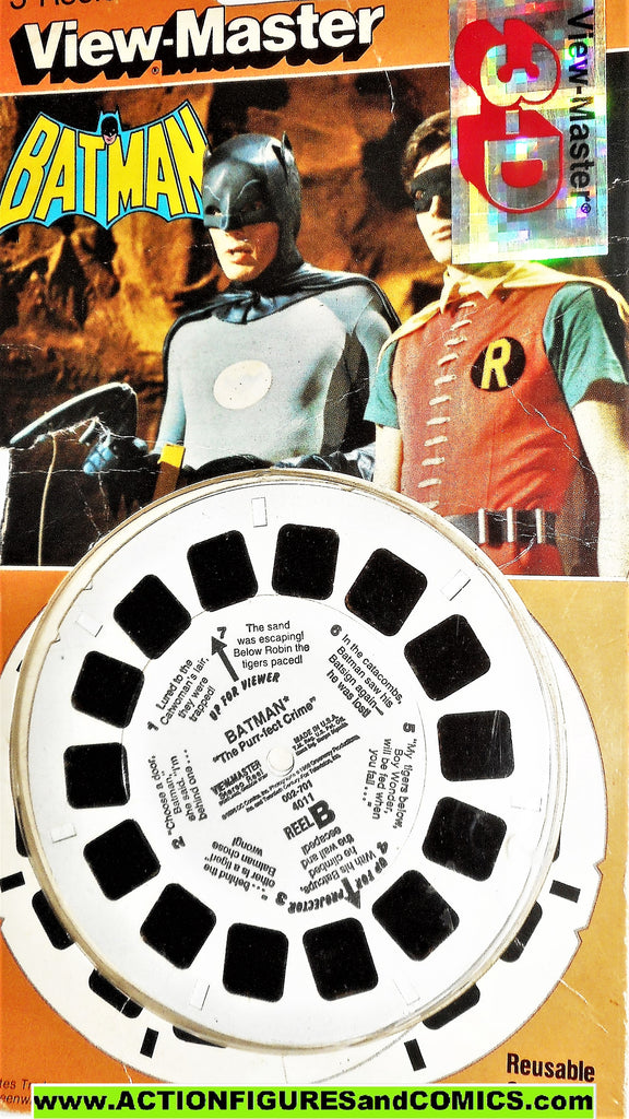 View-Master 1976 BATMAN 66 1966 classic tv series vintage 3D REELS moc ...
